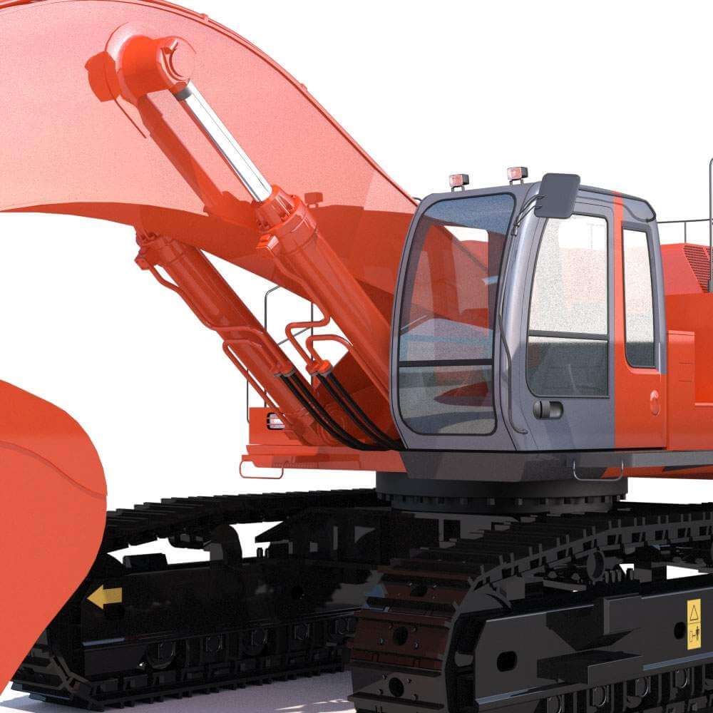 Hitachi Zaxis 800 - 3D Model by ArqArt