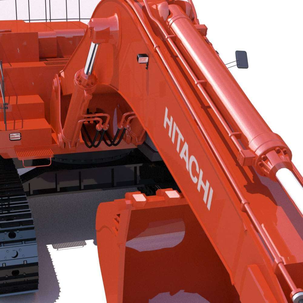 Hitachi Zaxis 800 - 3D Model by ArqArt