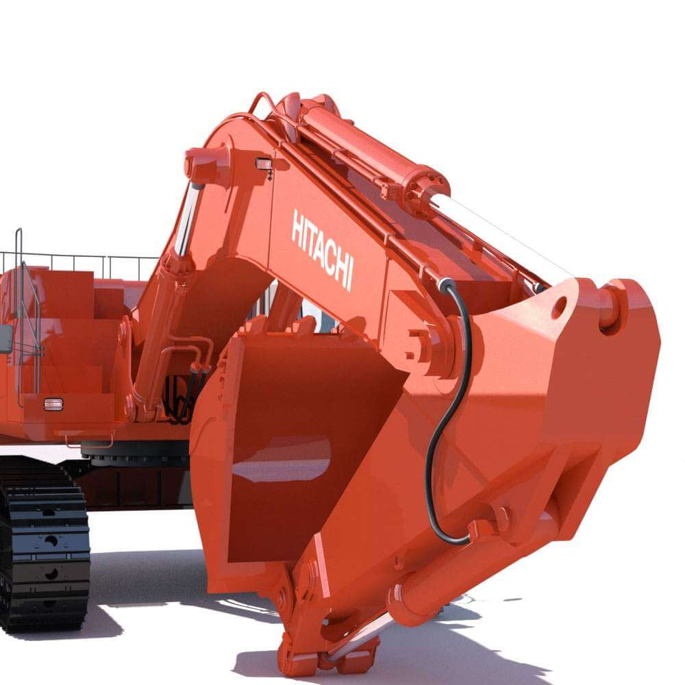 Hitachi Zaxis 800 - 3D Model by ArqArt