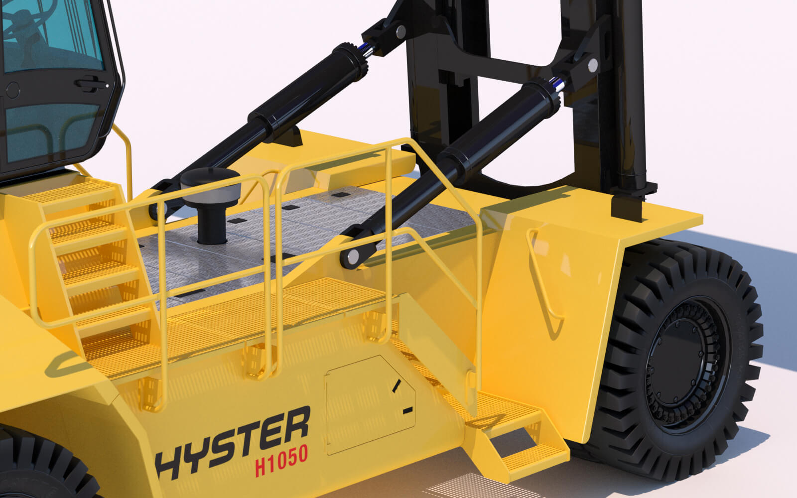 Hyster H1050 Container Handler - 3D Model by ArqArt