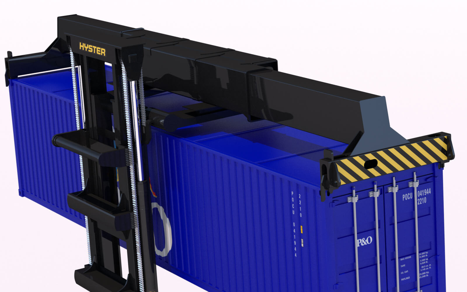 Hyster H1050 Container Handler - 3D Model by ArqArt