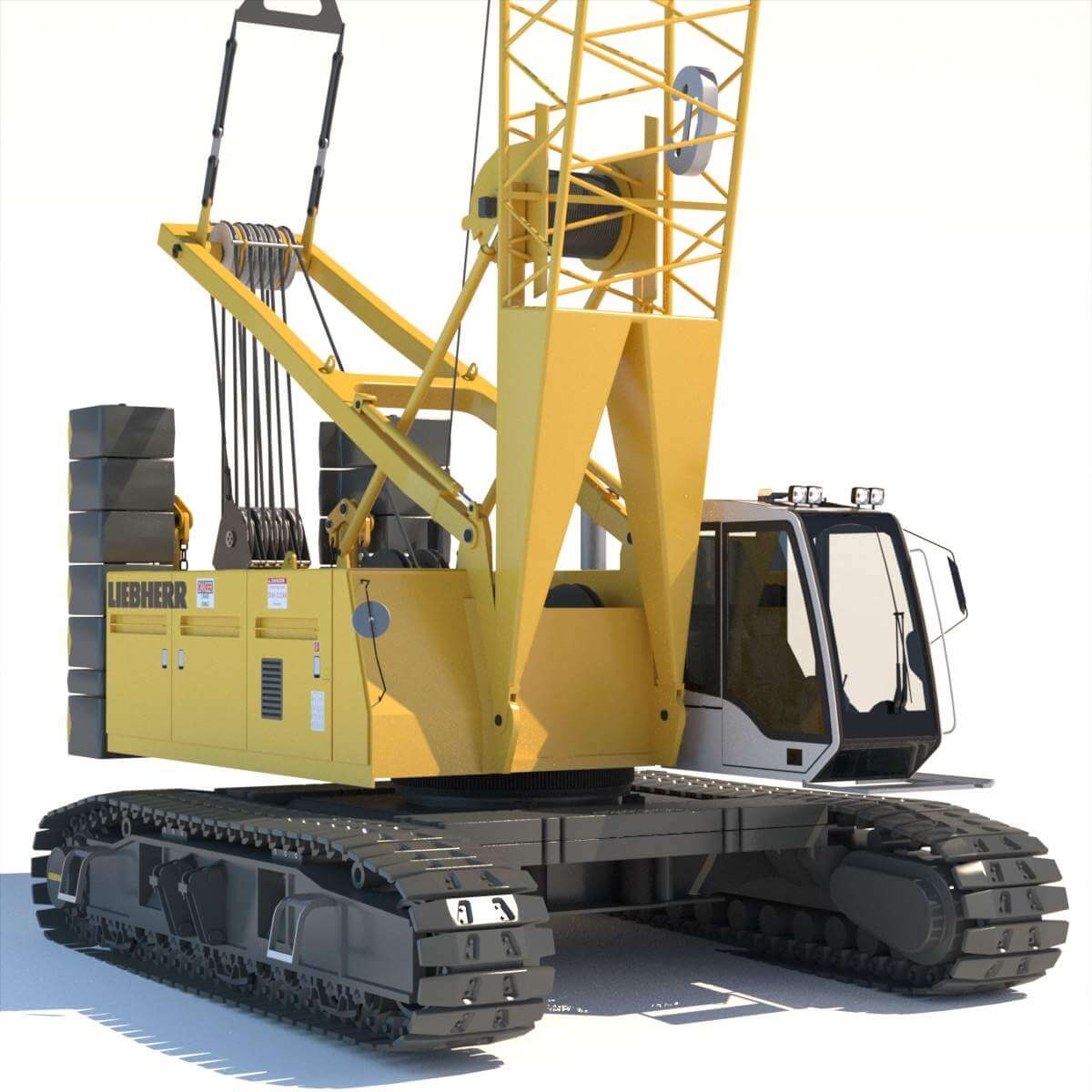 Liebherr Crawler Crane LR 1100 - 3D Model by ArqArt