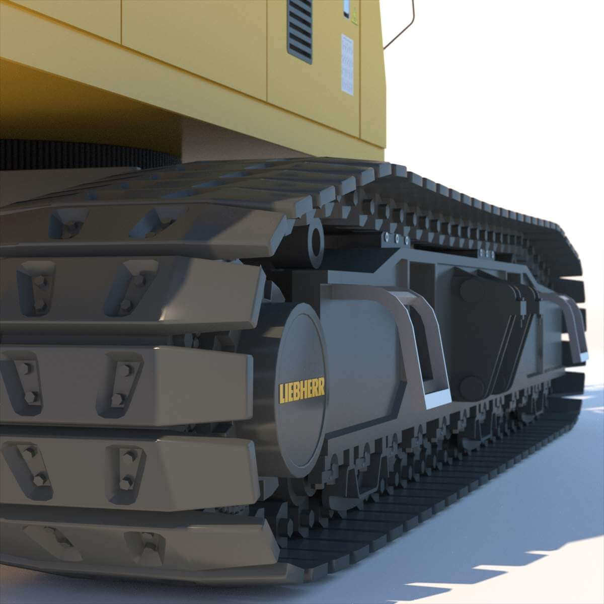Liebherr Crawler Crane LR 1100 - 3D Model by ArqArt