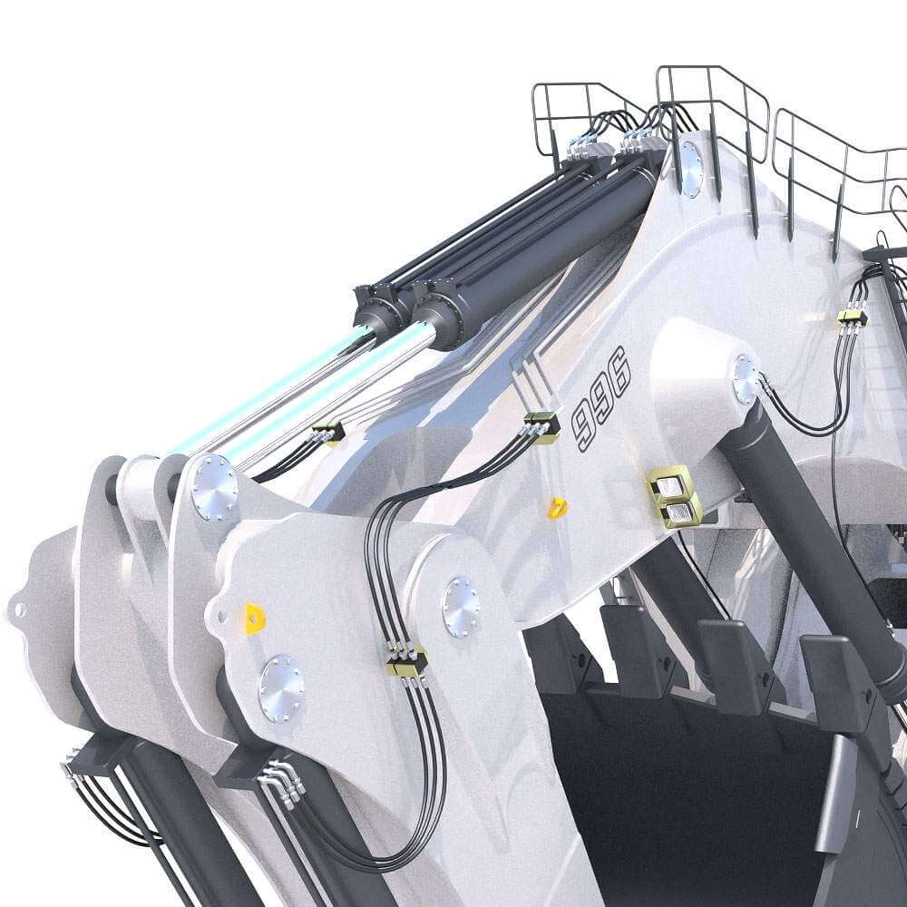 Liebherr R996 Backhoe - 3D Model by ArqArt