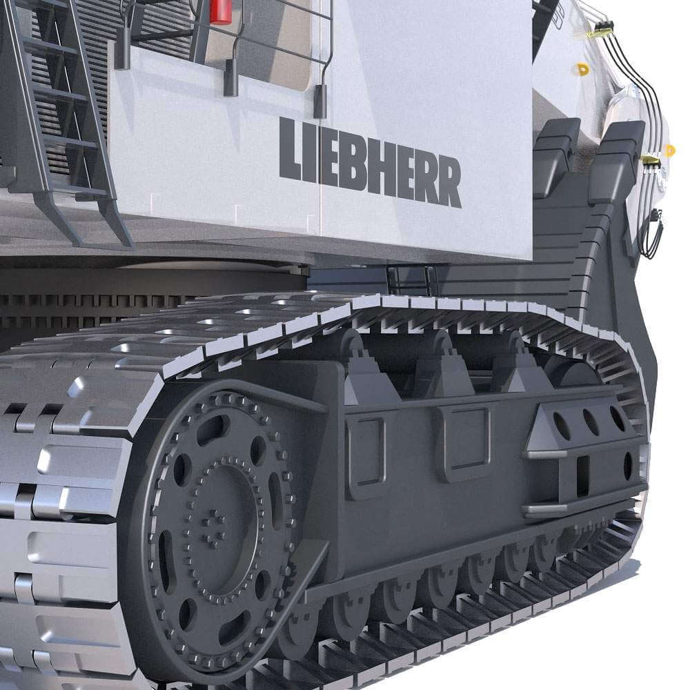 Liebherr R996 Backhoe - 3D Model by ArqArt