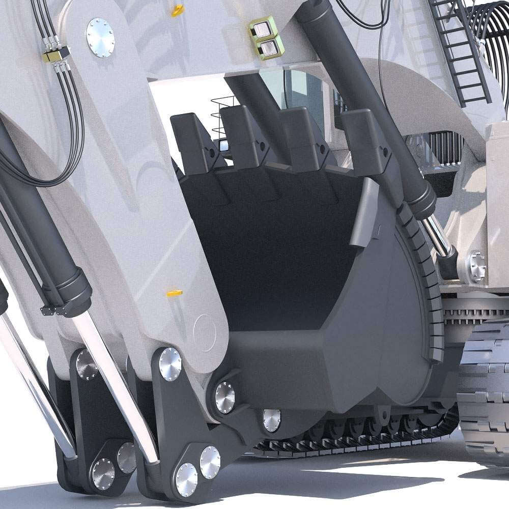 Liebherr R996 Backhoe - 3D Model by ArqArt