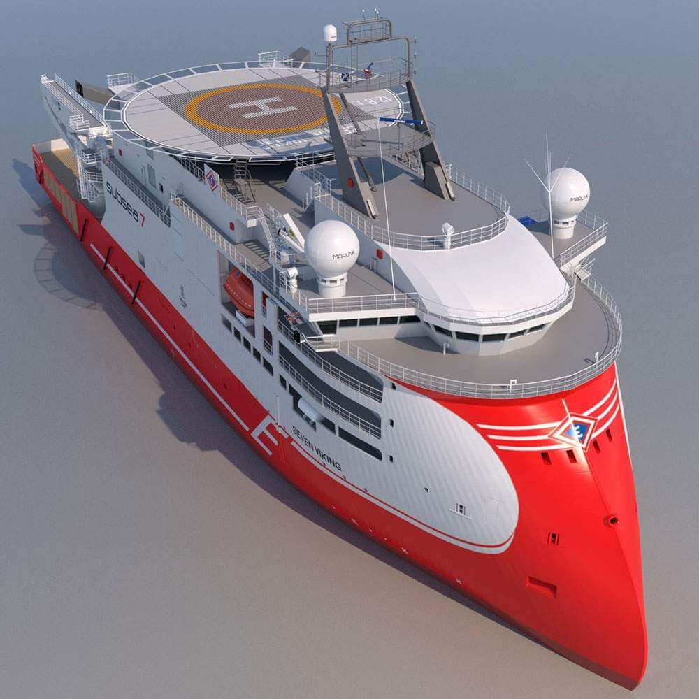 Light Construction Vessel Seven Viking - 3D Model by ArqArt