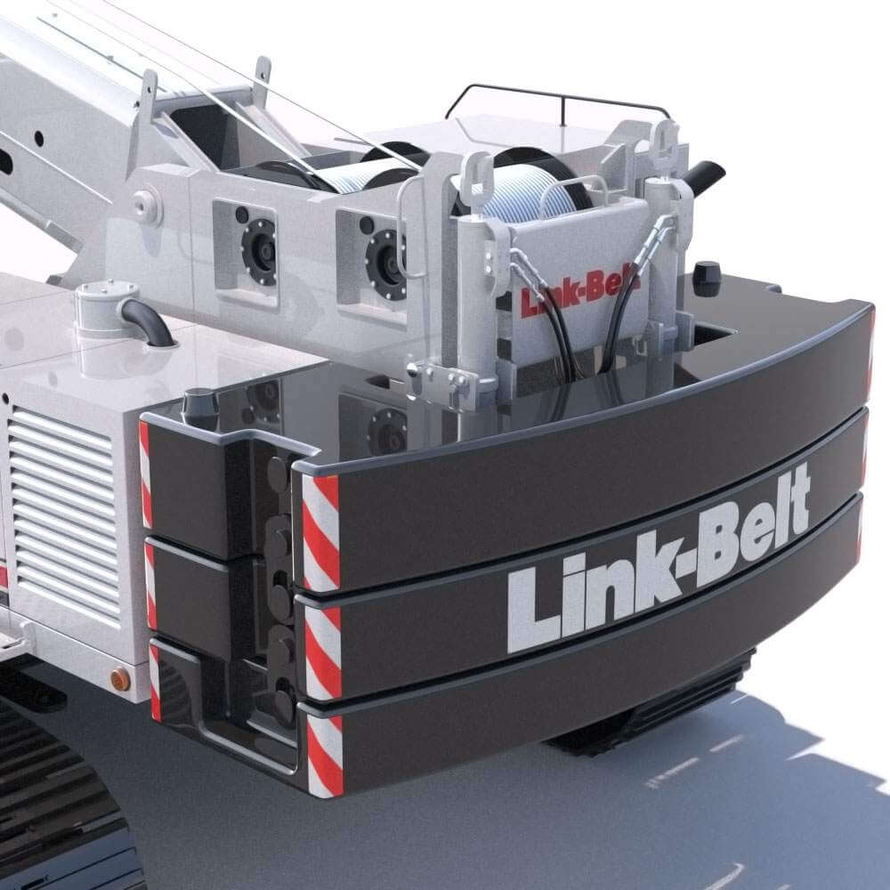 Link Belt TCC-750 Telescopic Crawler Crane 3D Model by ArqArt