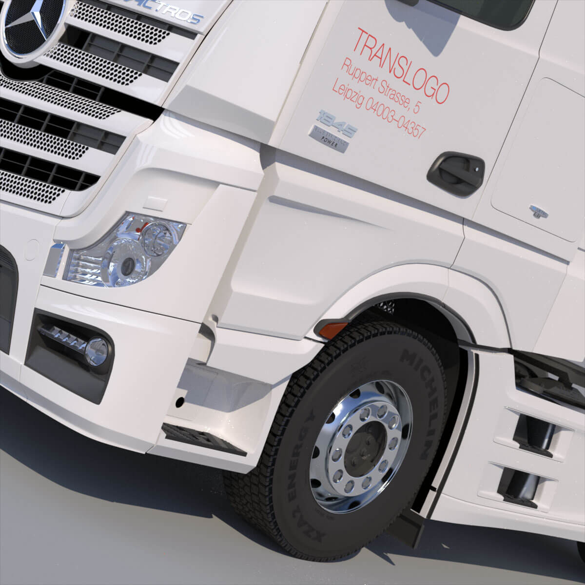 Mercedes Actros MP4 Cab - 3D Model by ArqArt