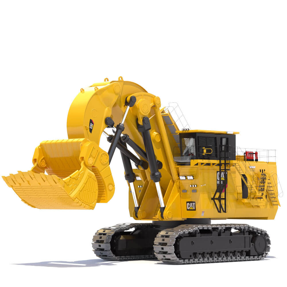 Mining Excavator 6090 FS - 3D Model by ArqArt