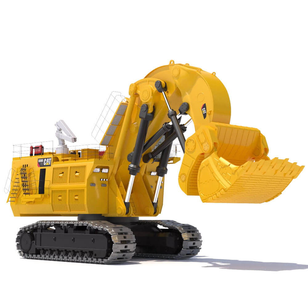 Mining Excavator 6090 FS - 3D Model by ArqArt