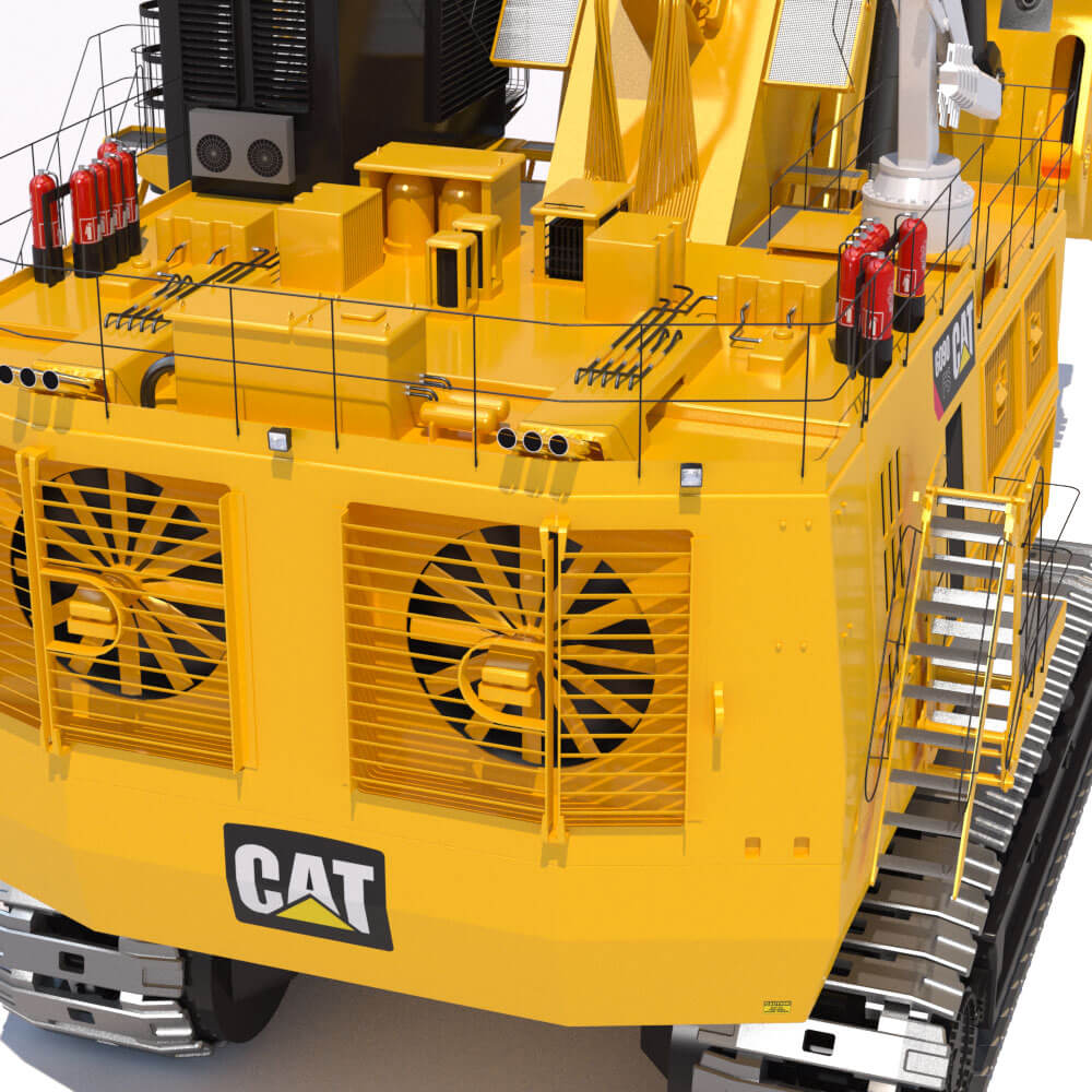 Mining Excavator 6090 FS - 3D Model by ArqArt