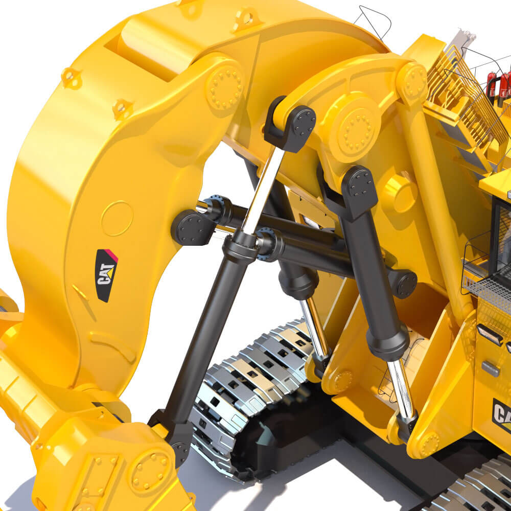Mining Excavator 6090 FS - 3D Model by ArqArt