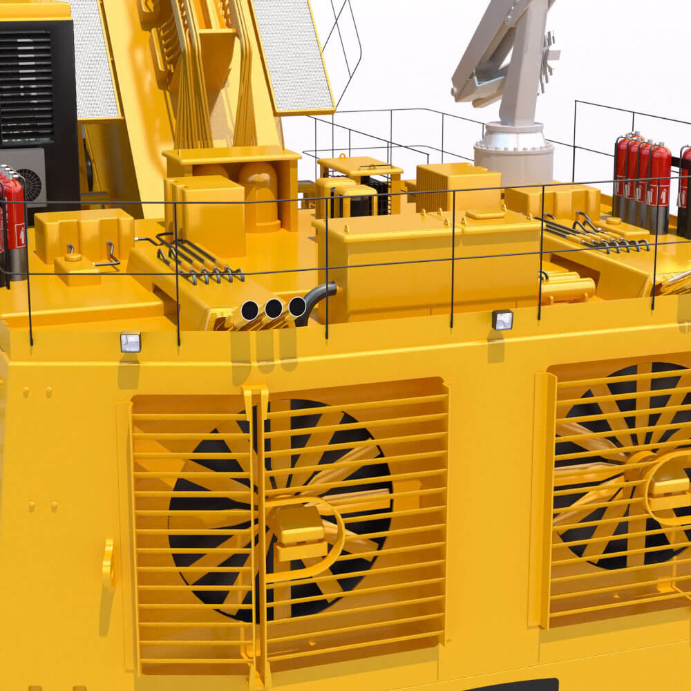 Mining Excavator 6090 FS - 3D Model by ArqArt