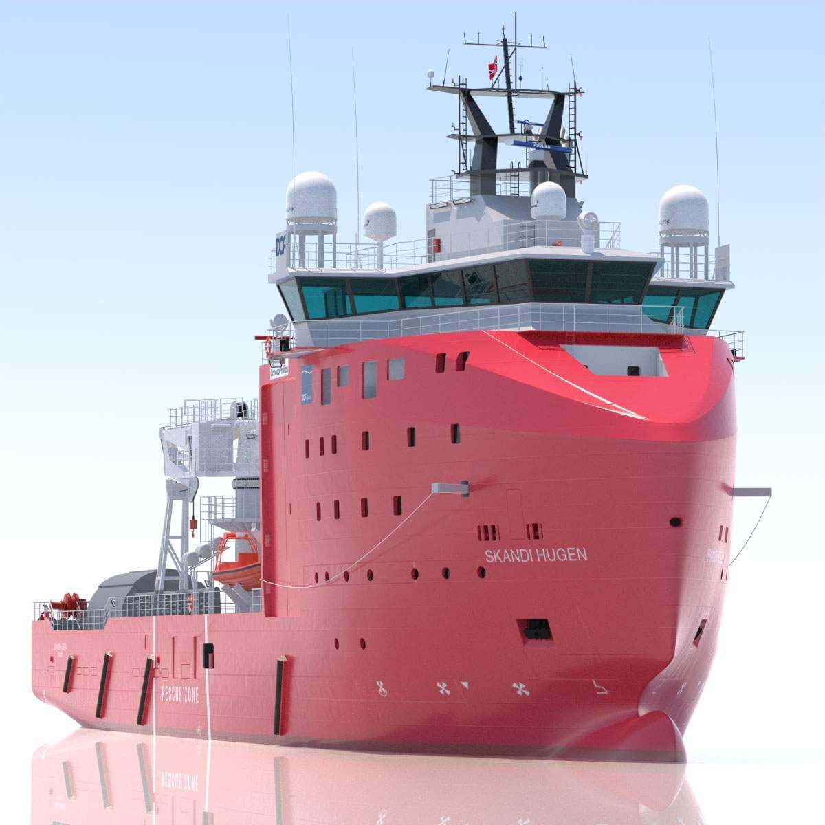 Multi Role Vessel Skandi Hugen - 3D Model by ArqArt