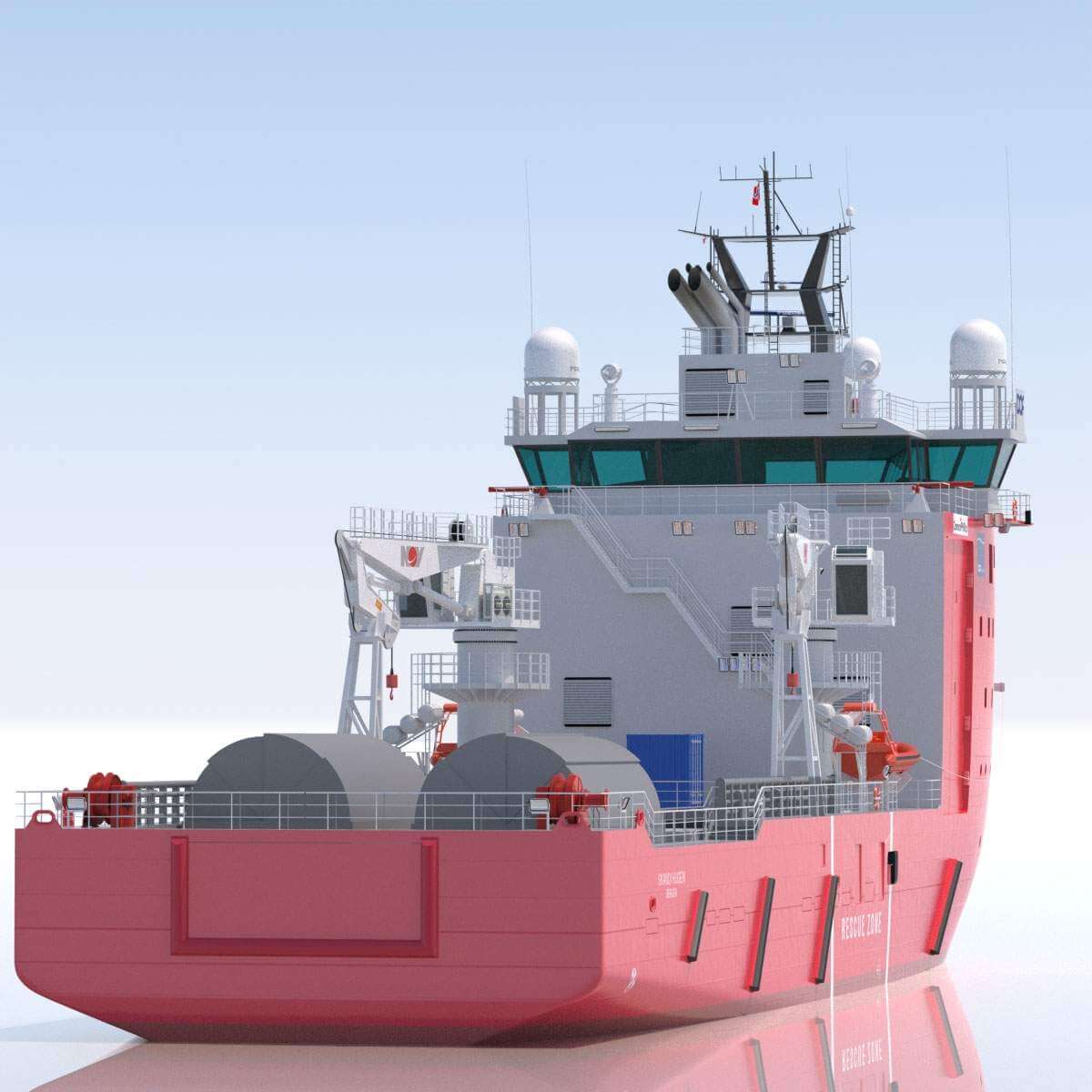 Multi Role Vessel Skandi Hugen - 3D Model by ArqArt