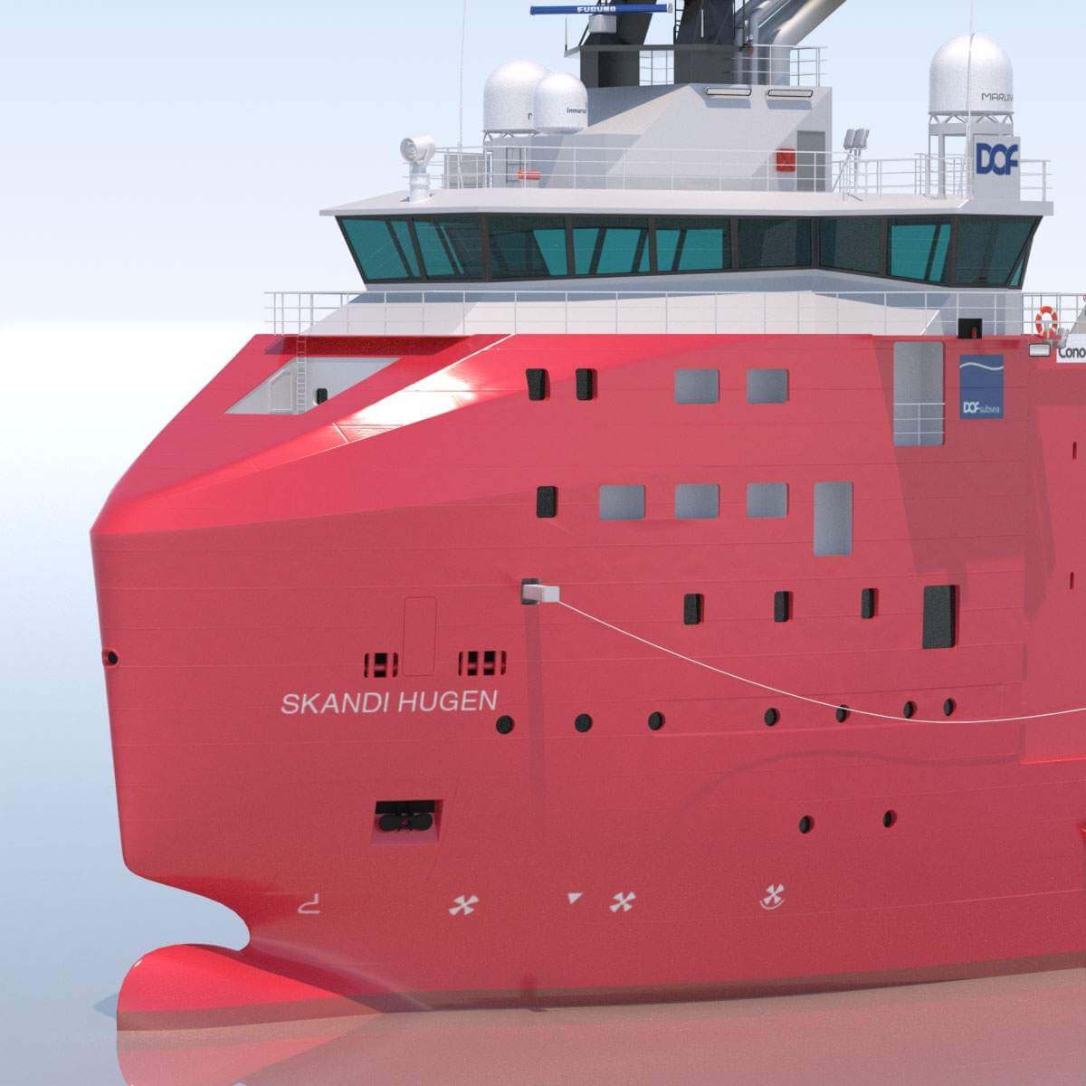 Multi Role Vessel Skandi Hugen - 3D Model by ArqArt