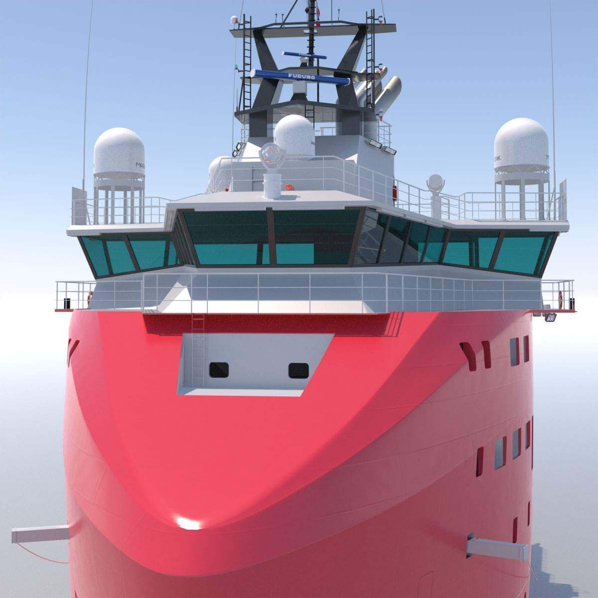 Multi Role Vessel Skandi Hugen - 3D Model by ArqArt