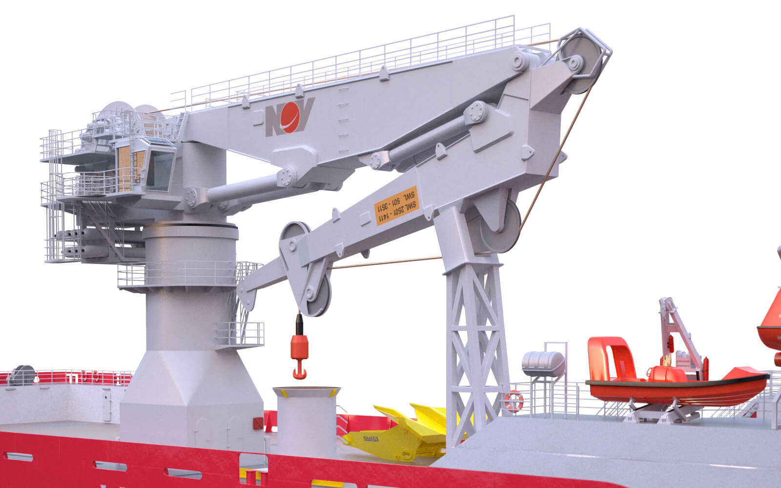 Offshore Subsea Construction Vessel Oscv Siem Spearfish - 3D Model by ...