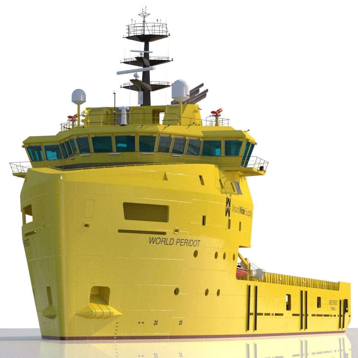 Platform Supply Vessel World Peridot - 3D Model by ArqArt