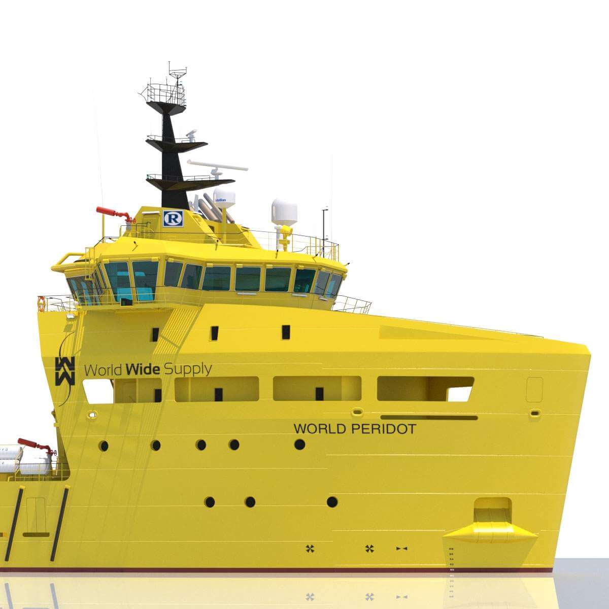 Platform Supply Vessel World Peridot - 3D Model by ArqArt