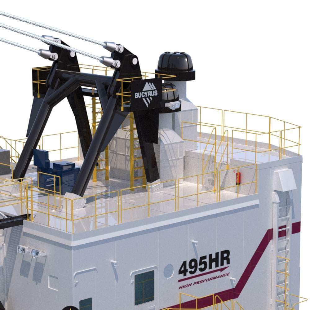 Bucyrus 495HR Rope Shovel - 3D Model by ArqArt