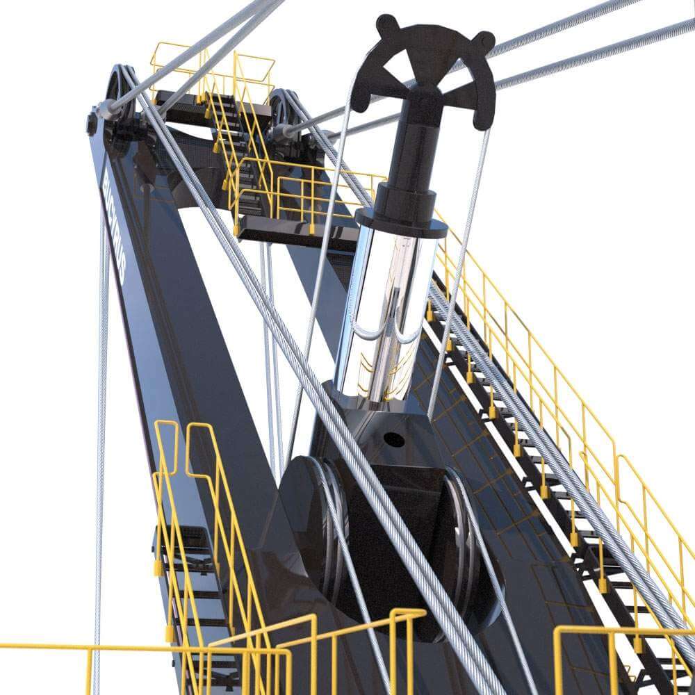 Bucyrus 495HR Rope Shovel - 3D Model by ArqArt