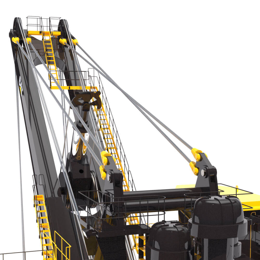 Rope Shovel CAT 7495 HF - 3D Model by ArqArt