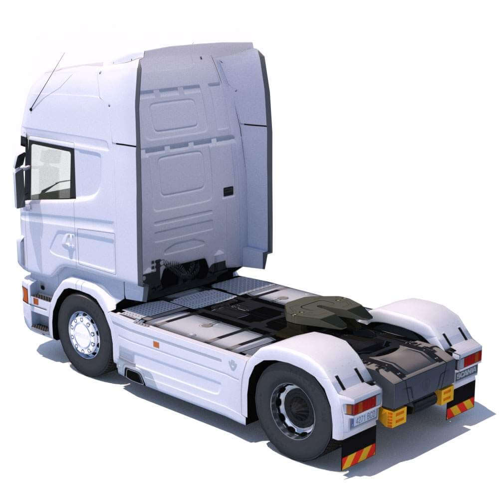 Scania R730 with 10 Containers - 3D Model by ArqArt