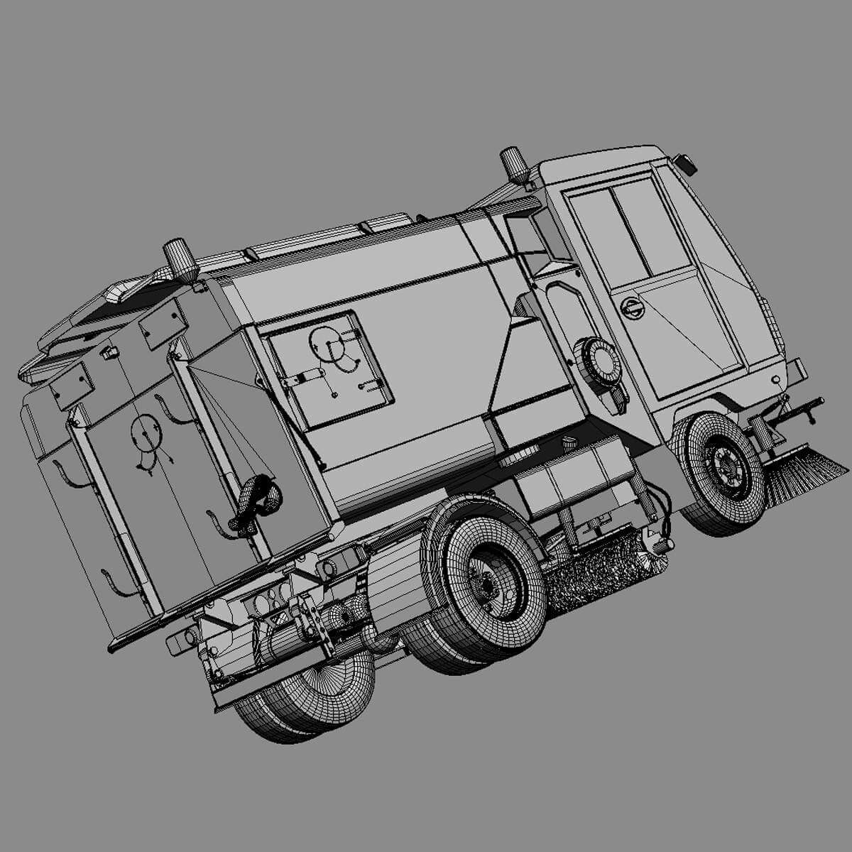 Scarab Street Sweeper - 3D Model by ArqArt
