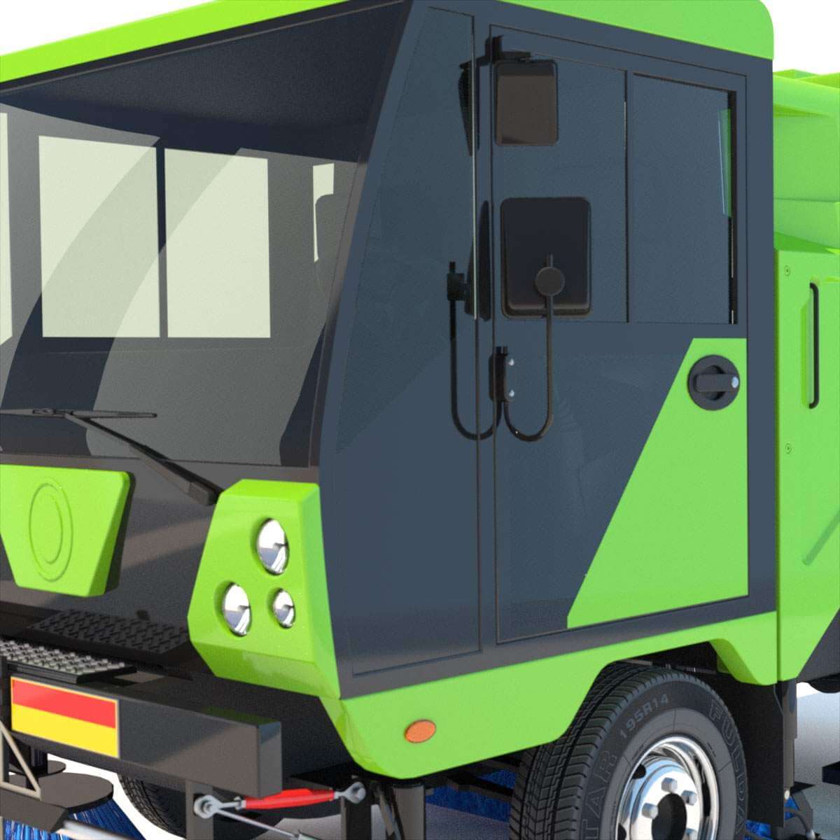 Scarab Street Sweeper - 3D Model by ArqArt