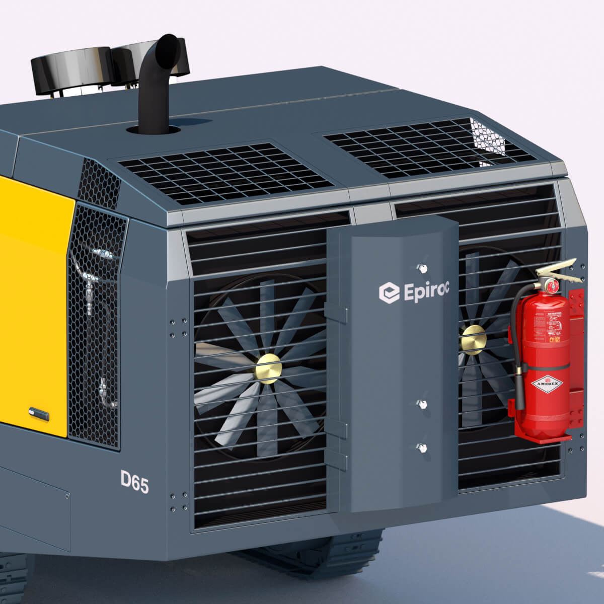 Surface Drill Rig for Quarrying and Mining Smartroc D65 - 3D Model by ...