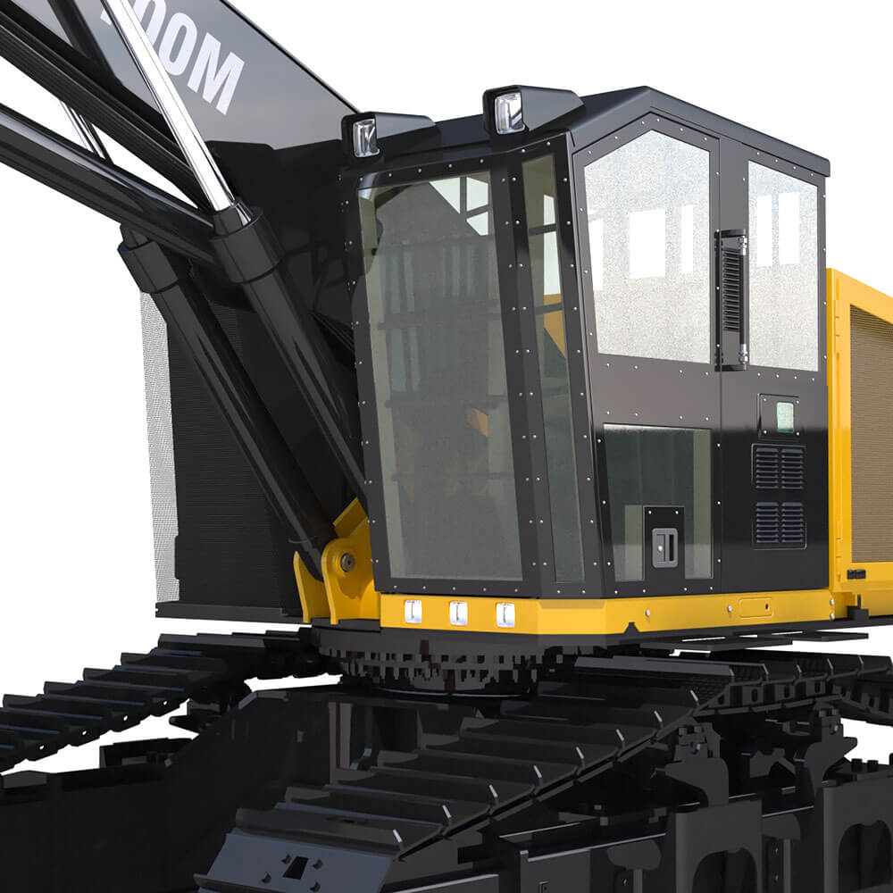 Tracked Feller Buncher CAT 551 - 3D Model by ArqArt
