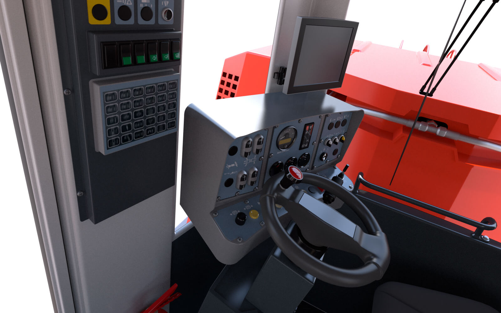 Two-Boom Drill Rig Sandvik DD421 3D Model by ArqArt