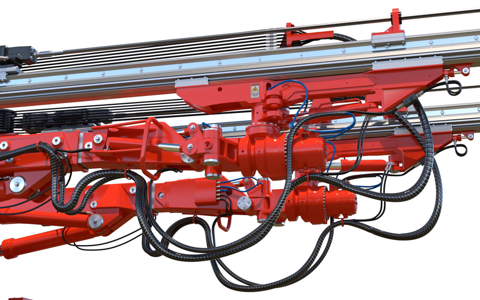 Two-Boom Drill Rig Sandvik DD421 3D Model by ArqArt