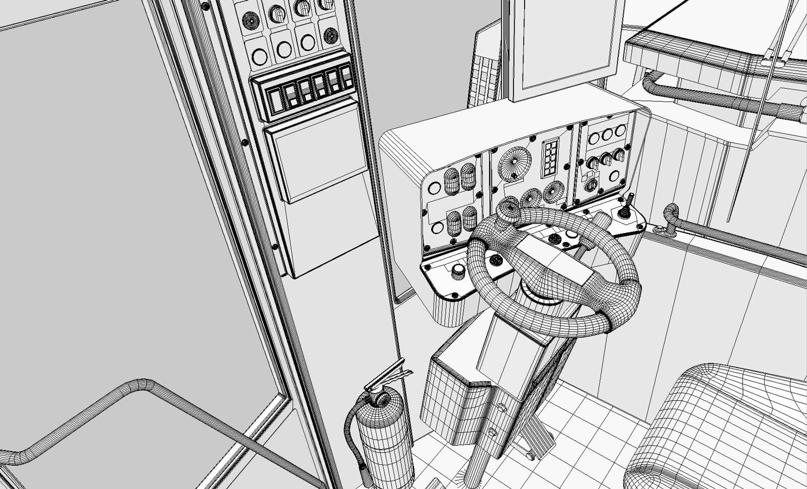 Two-Boom Drill Rig Sandvik DD421 3D Model by ArqArt