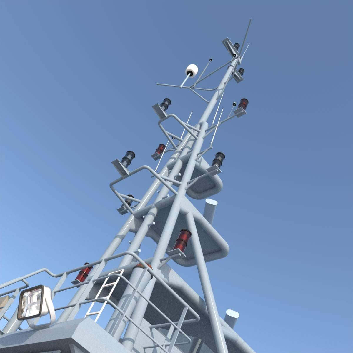 UKBA 42m Customs Cutter - 3D Model by ArqArt