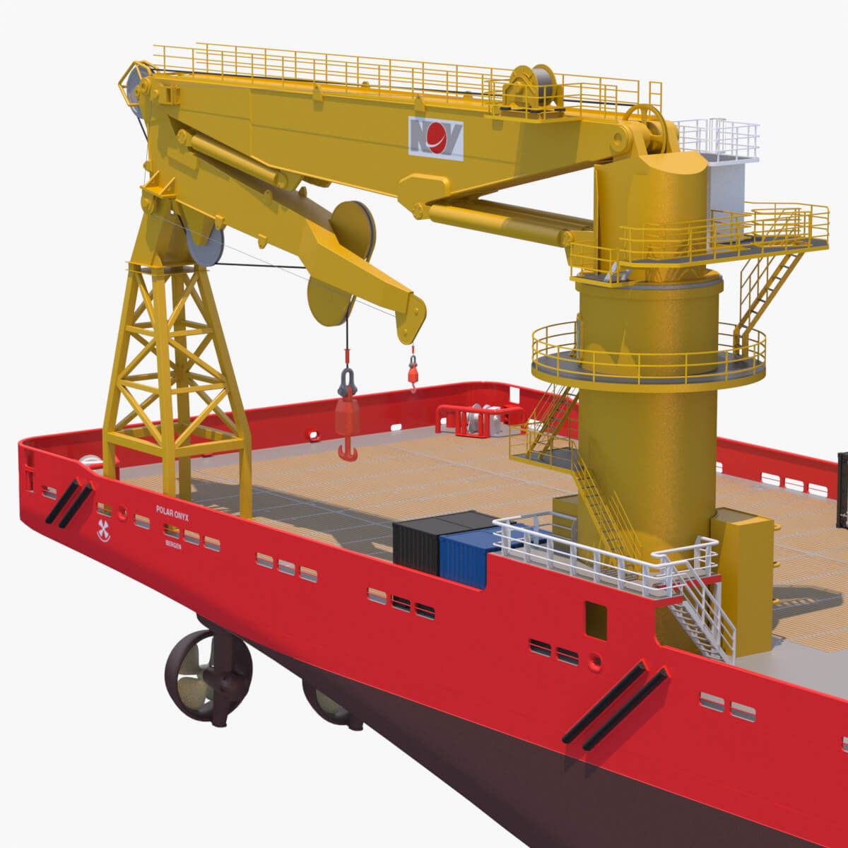 Ulstein SX121 Pipelay and Construction Vessel Polar Onyx - 3D Model by ArqArt