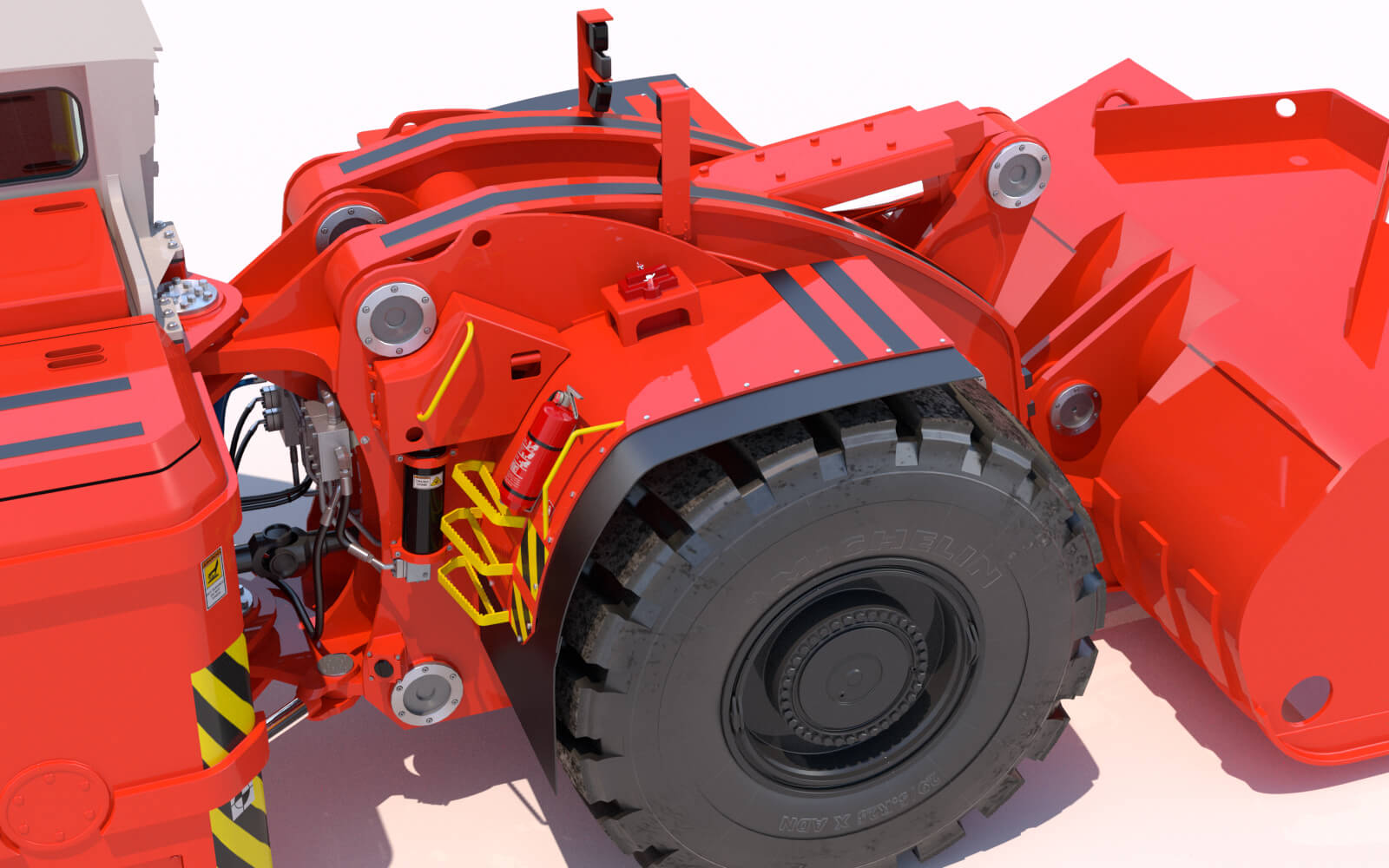 Underground Mining Loader Sandvik LH621 - 3D Model by ArqArt