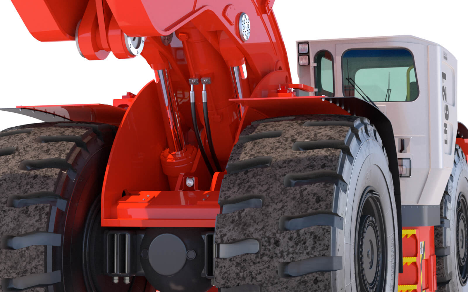 Underground Mining Loader Sandvik LH621 - 3D Model by ArqArt