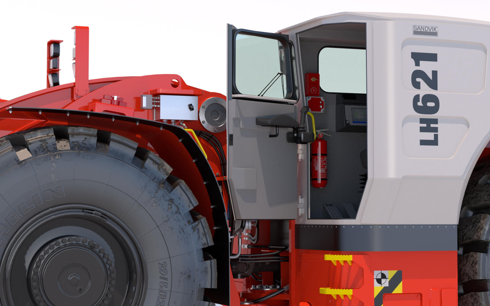 Underground Mining Loader Sandvik LH621 - 3D Model by ArqArt