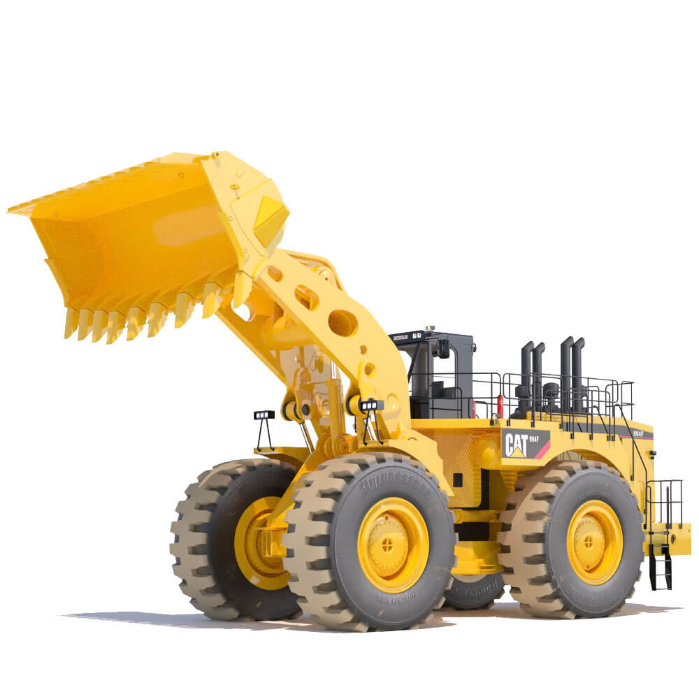 Wheel Loader CAT 994F - 3D Model by ArqArt