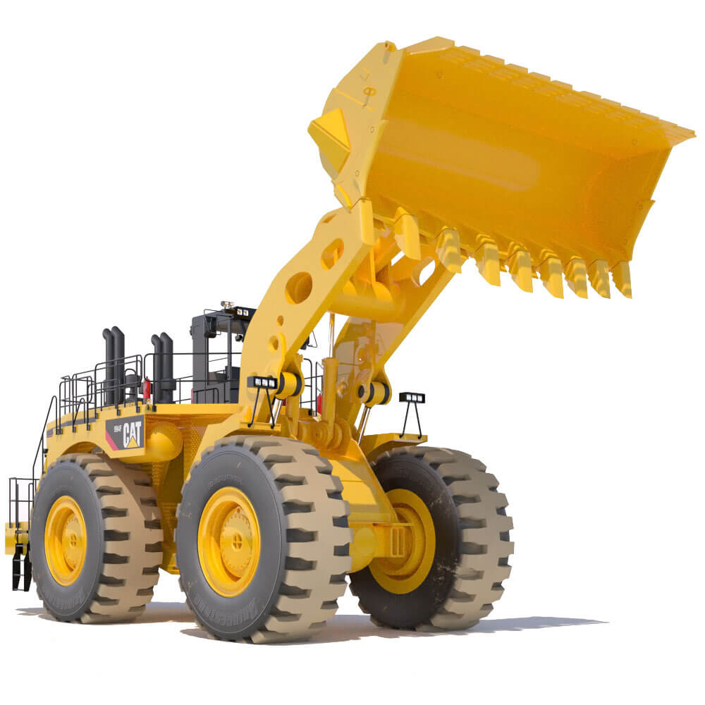 Wheel Loader CAT 994F - 3D Model by ArqArt