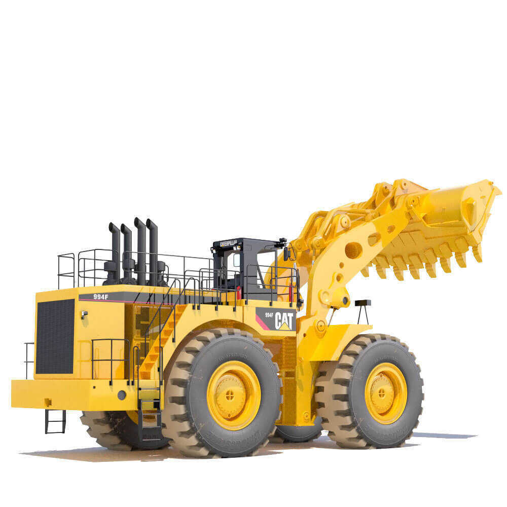 Wheel Loader CAT 994F - 3D Model by ArqArt