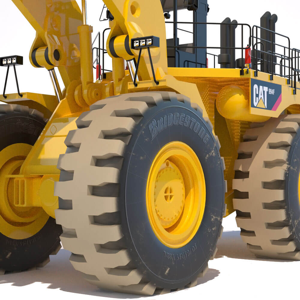 Wheel Loader CAT 994F - 3D Model by ArqArt