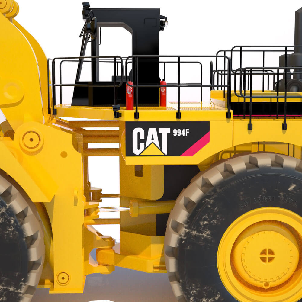 Wheel Loader CAT 994F - 3D Model by ArqArt