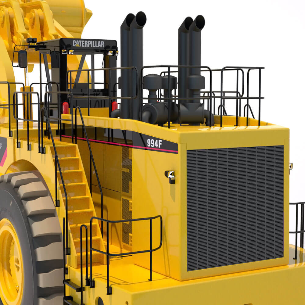 Wheel Loader CAT 994F - 3D Model by ArqArt