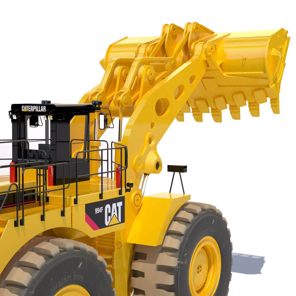 Wheel Loader CAT 994F - 3D Model by ArqArt