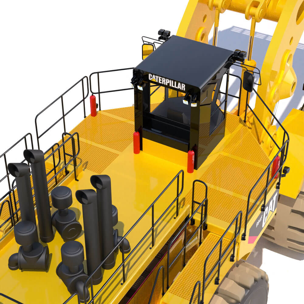 Wheel Loader CAT 994F - 3D Model by ArqArt