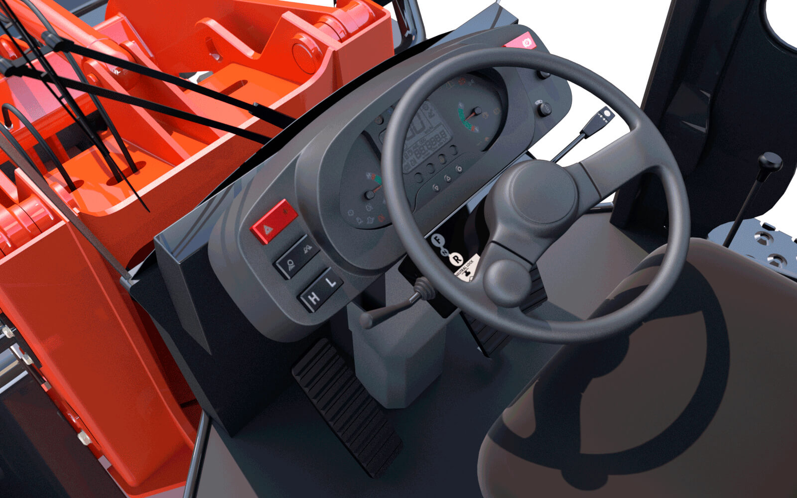 Wheel Loader Hitachi ZW80 - 3D Model by ArqArt